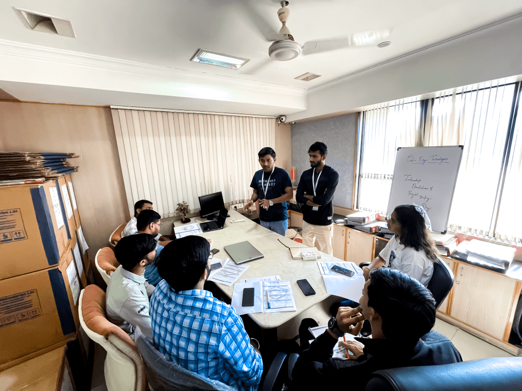 Internship Orientation Day Coder Edge Technologies 4595